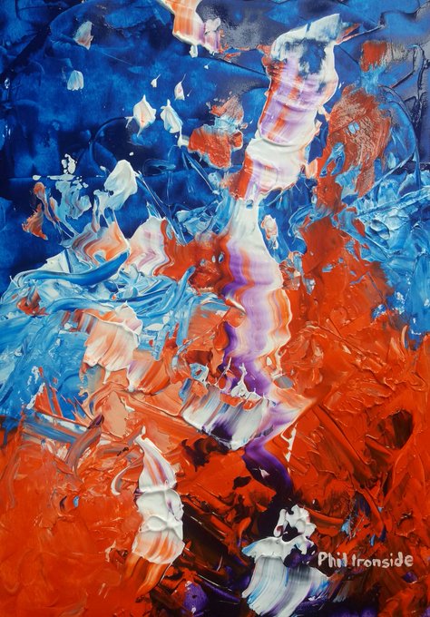 Original acrylic painting on A4 paper for the 7 August 2017. Tingle ...