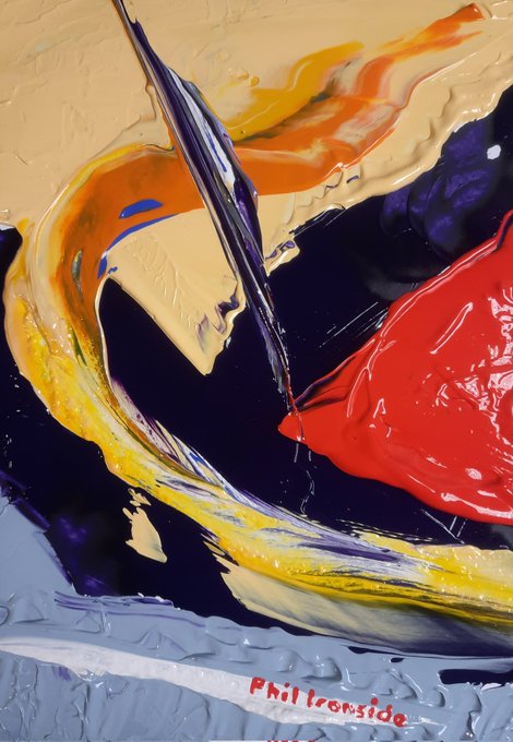 Phil Ironside A Painting A day 4 December 2022. I rage so bright but I ...